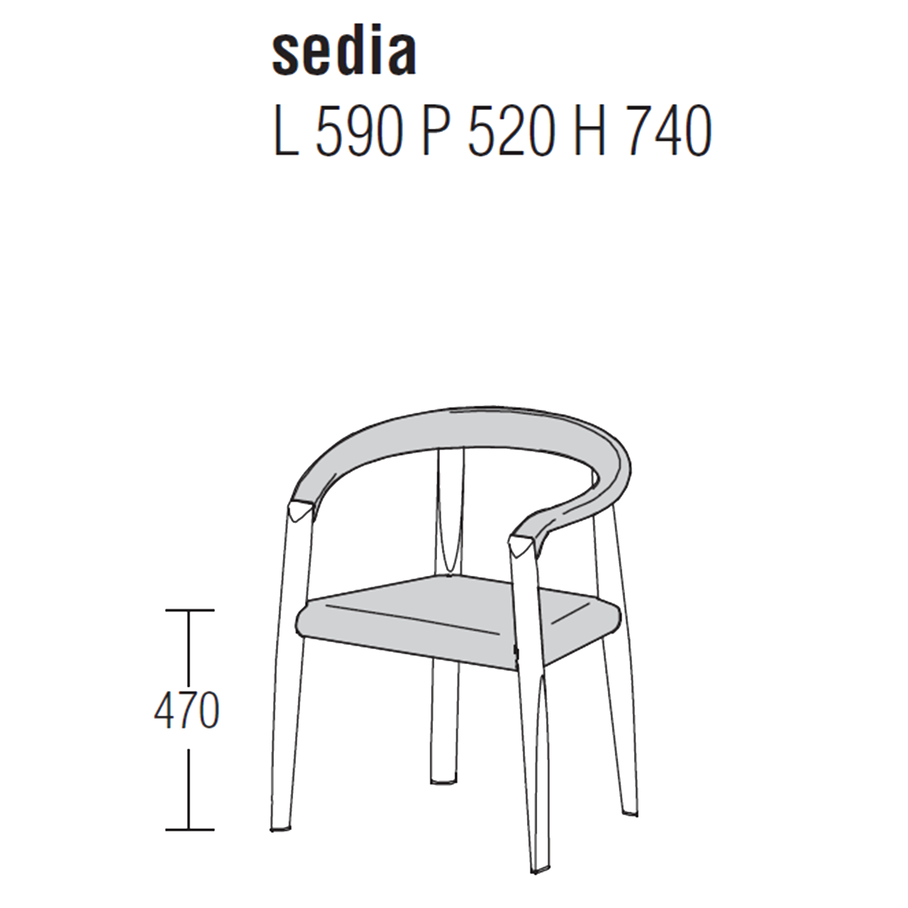 Molteni - MHC.3 Miss chair
