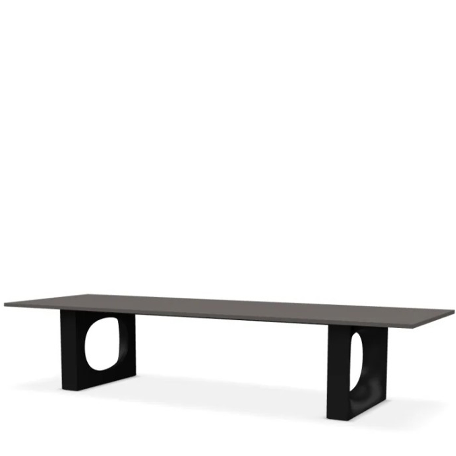 Kristalia – Tavolo Holo rettangolare piano Fenix 320 x 120 - LONGHO ...