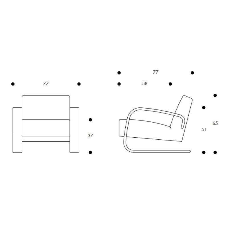 Artek - Poltrona 400 Tank - LONGHO | Design Concept Store