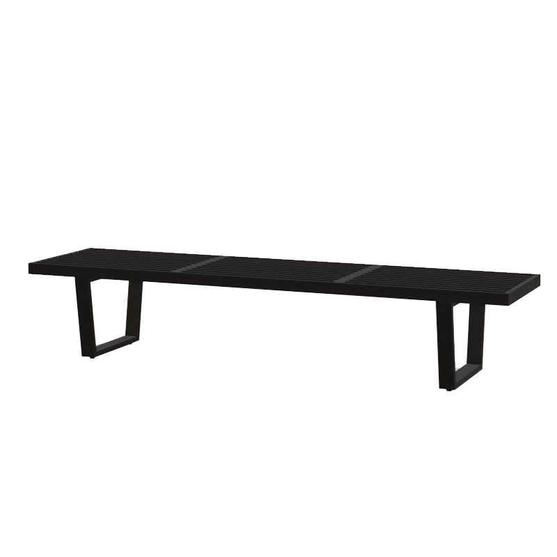 Vitra - Panca Nelson Bench frassino nero L184 - LONGHO | Design Concept ...
