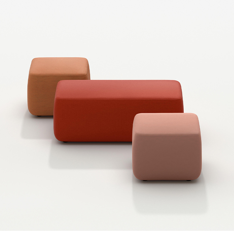 Arper - Pouf Pix Cubo 2 posti - LONGHO | Design Concept Store