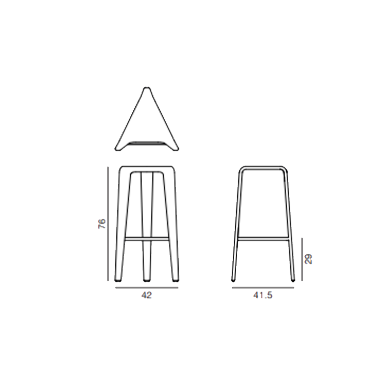 Arper - Sgabello Ply Bar Stool - LONGHO | Design Concept Store