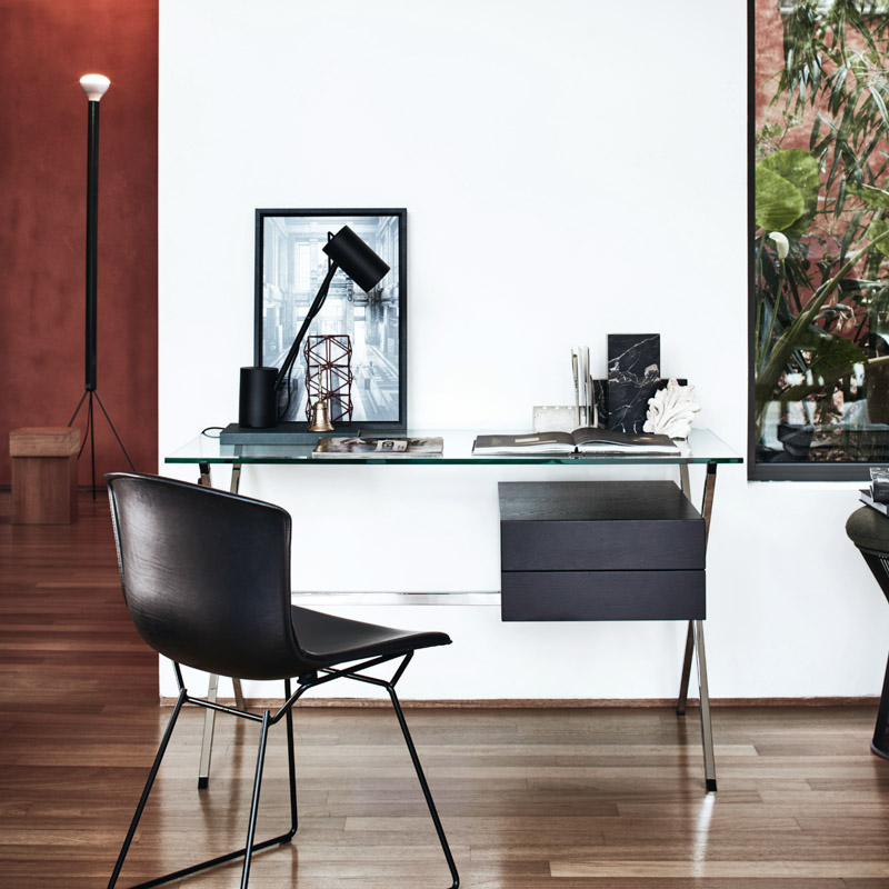 Knoll - Sedia Bertoia Cuoio - LONGHO | Design Concept Store