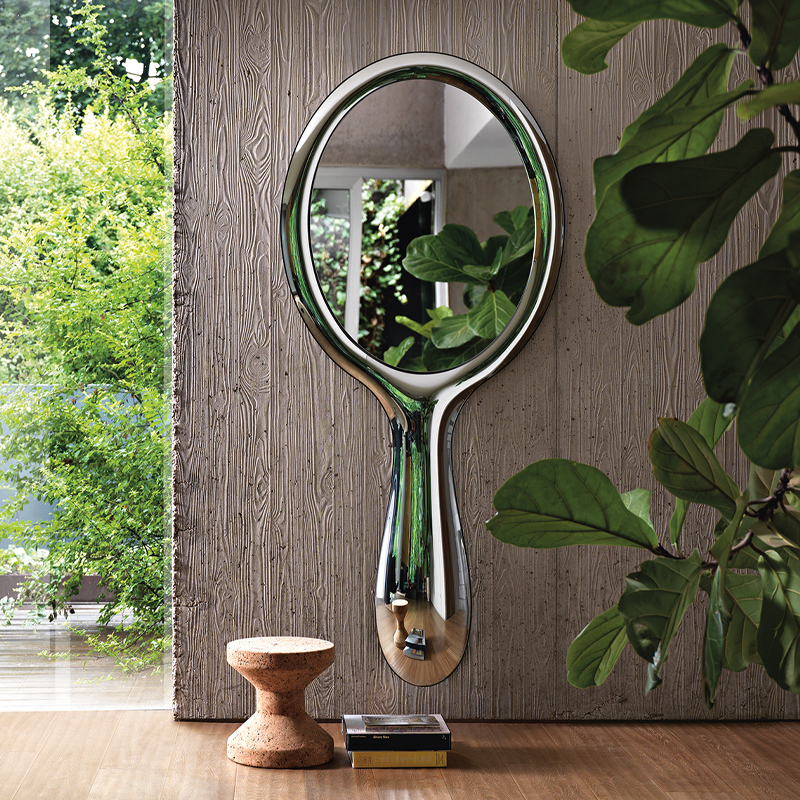 Fiam - Specchio da Terra e Parete Lollipop sagomato - LONGHO | Design ...
