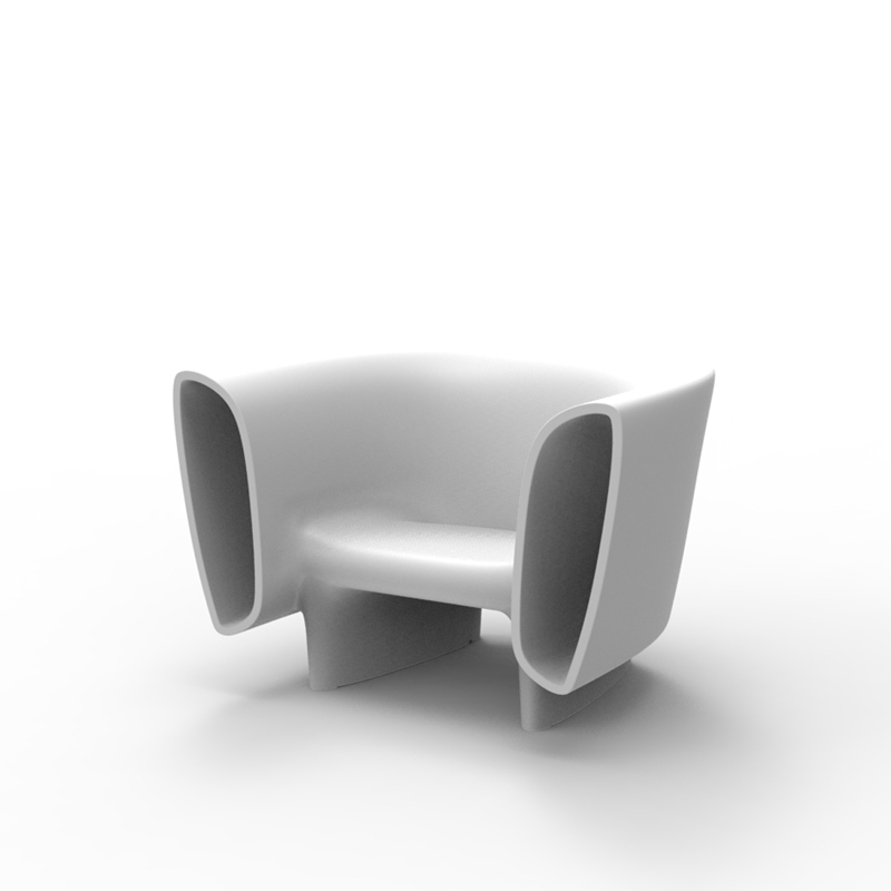 Vondom - Lounge Chair Bum Bum bianca basic - LONGHO | Design Concept Store