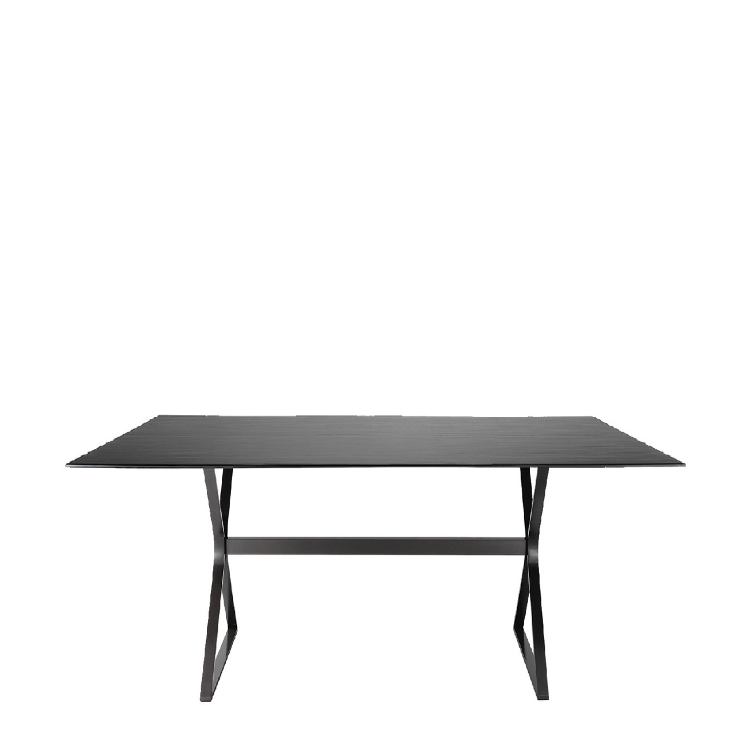 Fiam – Scrittoio Hype L160 piano vetro trasparente fuso retroverniciato ...