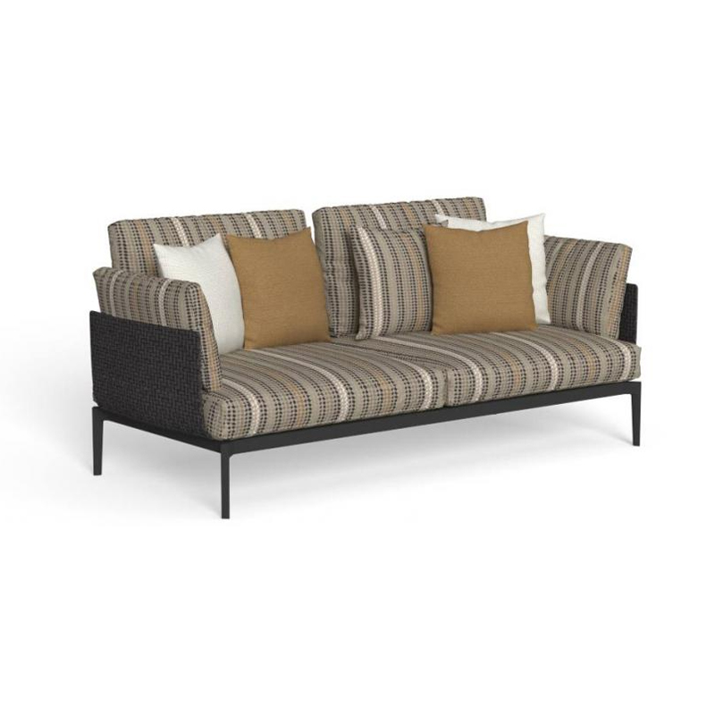 Talenti - Divano Leaf 2 Posti Graphite inkas pattern - LONGHO | Design ...