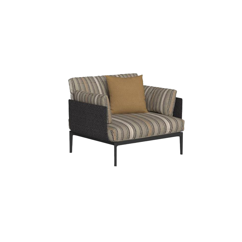 Talenti - Poltrona Living Leaf Graphite inkas pattern - LONGHO | Design ...