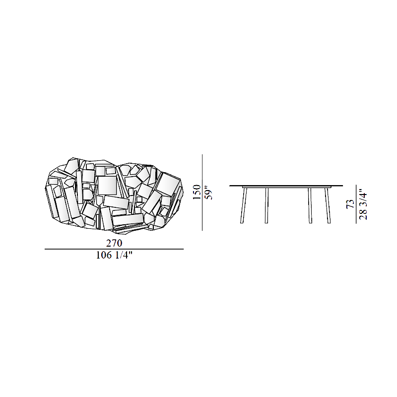 edra - Brasilia table