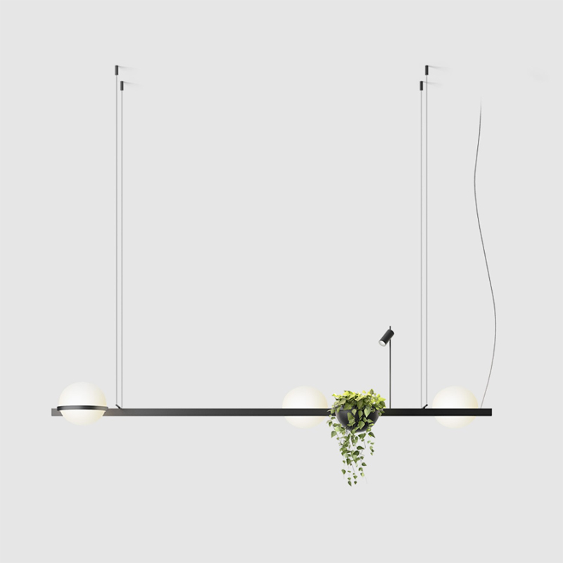 Vibia - Lampada a sospensione Palma 3736 grafite - LONGHO | Design ...