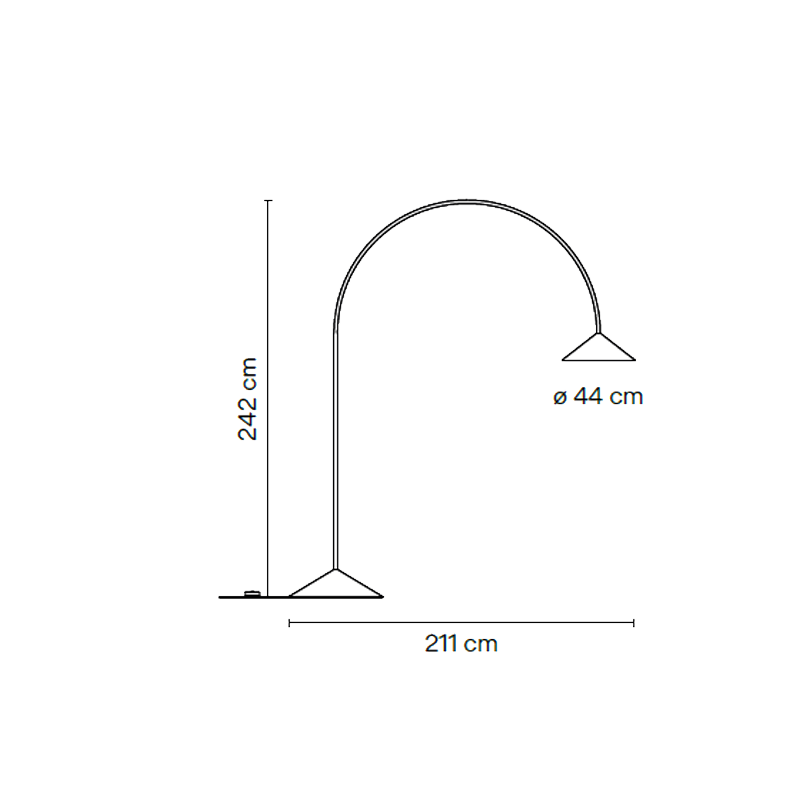 Vibia - Lampada da terra Out outdoor 4270 verde con pulsante - LONGHO ... Vibia - Lampada da terra Out outdoor 4270 verde con pulsante - LONGHO ...