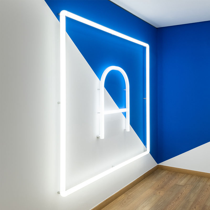 Artemide – Lampada da parete soffitto Alphabet of Light Square 180 DALI ...
