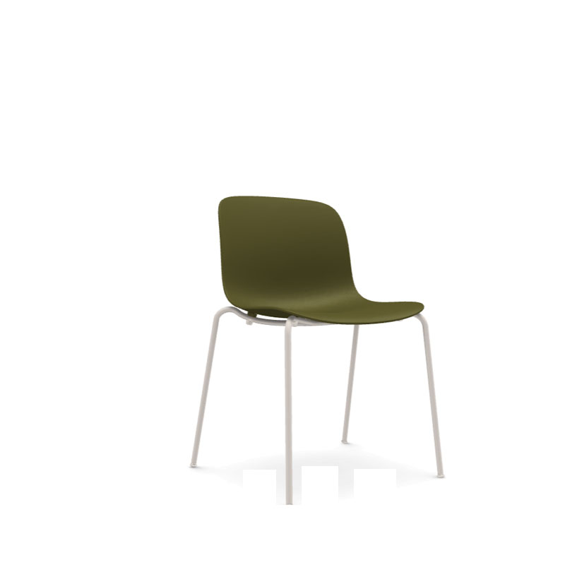 Magis - Sedia Troy 4 legs struttura bianca seduta verde - LONGHO ...