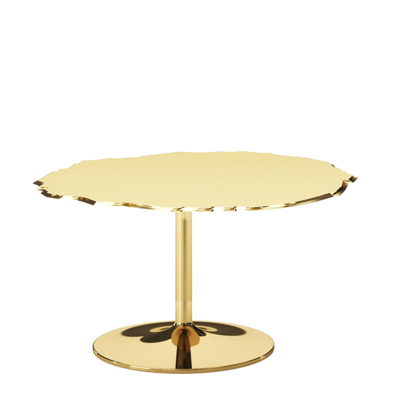 edra – Tavolo Egeo d140 oro - LONGHO | Design Concept Store