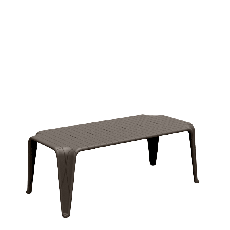 Vondom - Tavolo F3 polietilene tortora - LONGHO | Design Concept Store