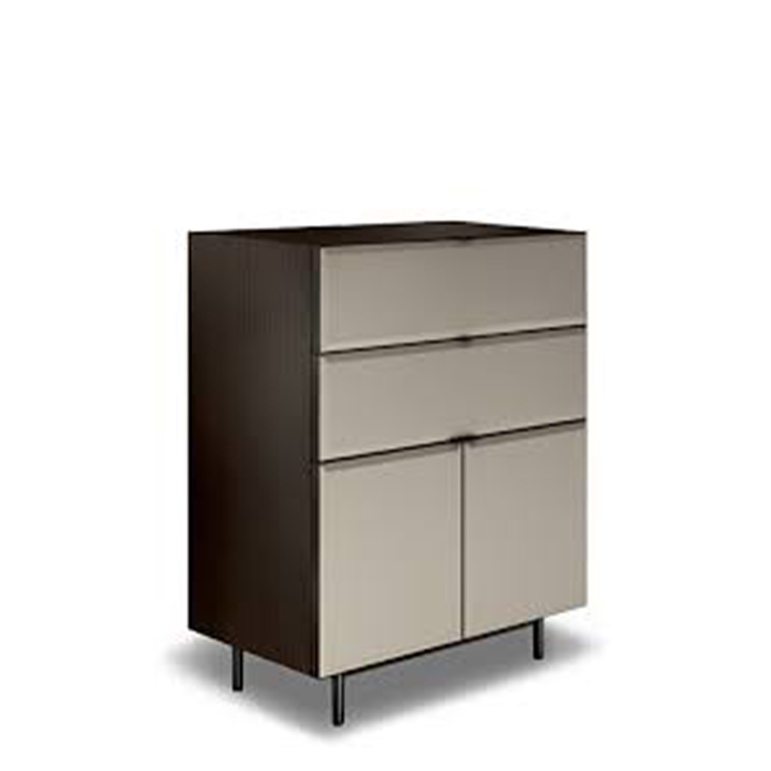 Minotti - Contenitore Morrison L90 2 cassetti 2 ante - LONGHO | Design ...